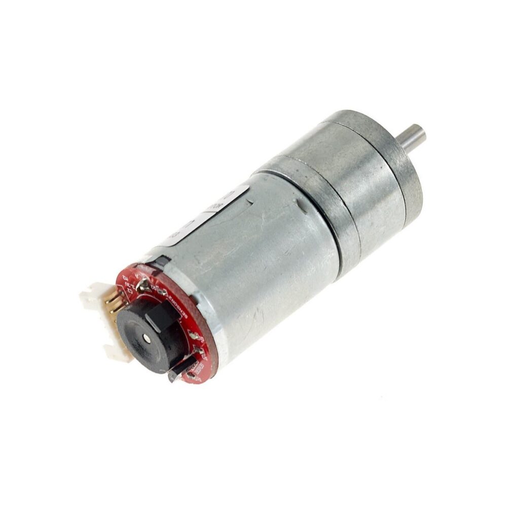 MOTOR REDUCTOR 25D 12V DC 35RPM EJE 4MM ENCODER JGA25-370 - Electrostore