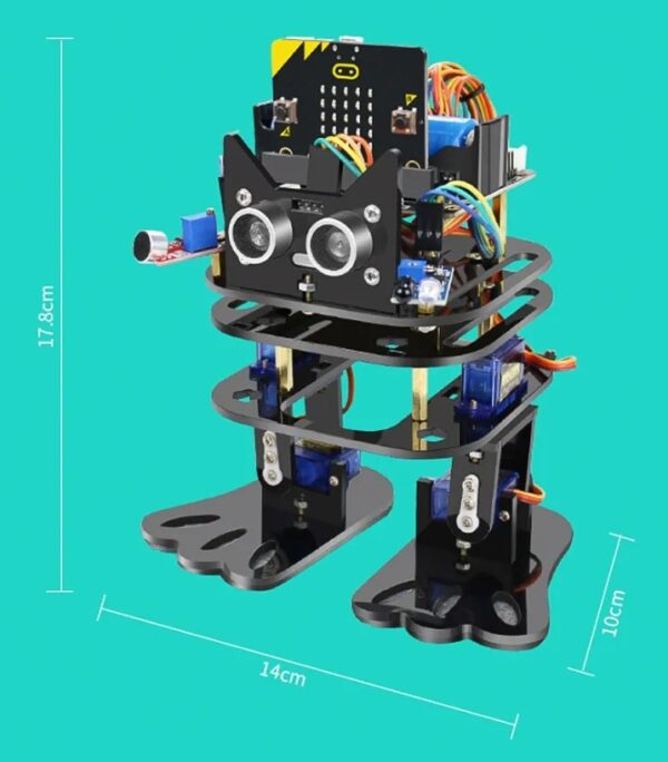 ROBOT HUMANOIDE BAILARÍN CON MICROBIT - Electrostore